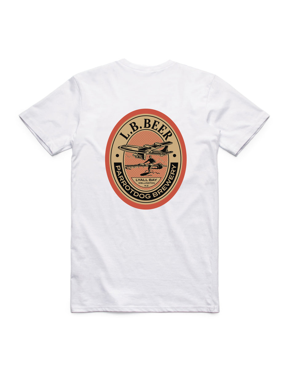 L.B. Beer T-Shirt | White – Parrotdog